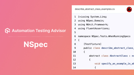 Use NSpec.Tests.ExampleBaseWrap.RunPending in NSpec with Examples ...