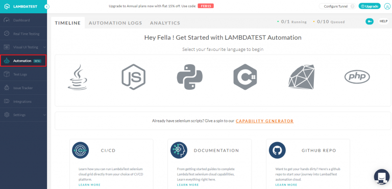 Online Selenium Grid For Automated Cross Browser Testing