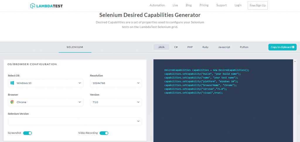 Online Selenium Grid For Automated Cross Browser Testing