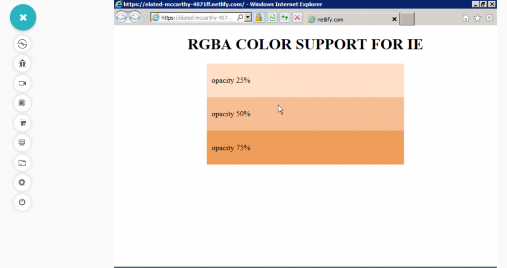 Fixing Browser Compatibility Issues With CSS Opacity & RGBA