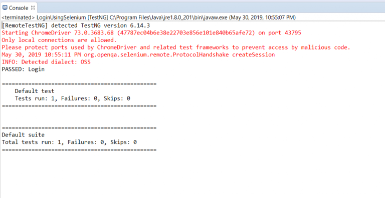 How To Test a Login Process With Selenium and Java