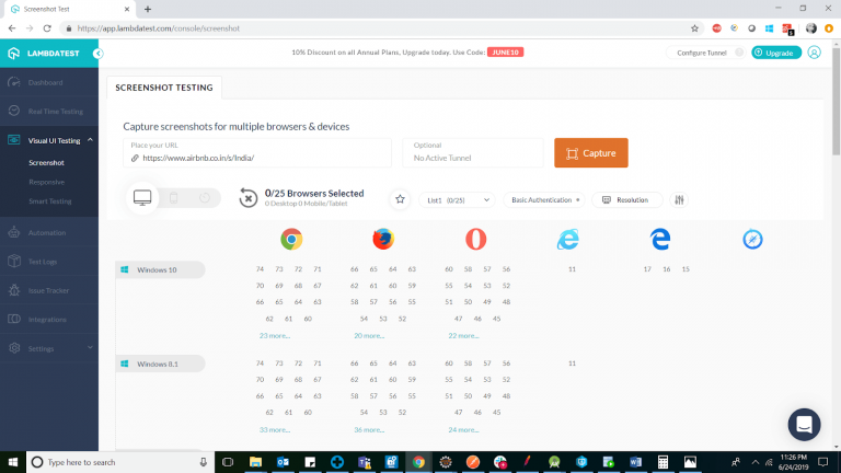 Using Selenium Webdriver for Full Page Screenshots | LambdaTest