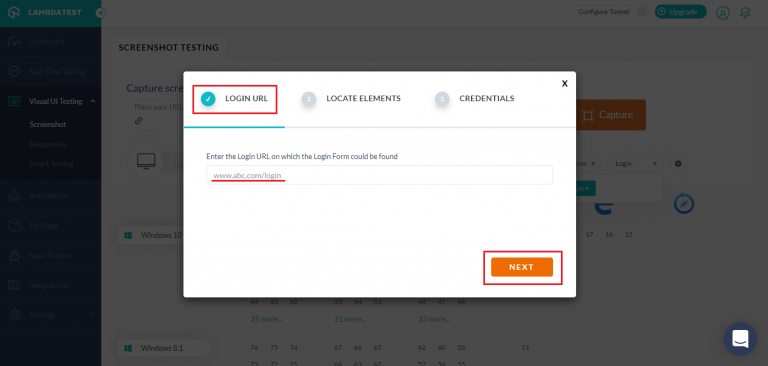 Now Take Screenshots of Pages Behind Login | LambdaTest