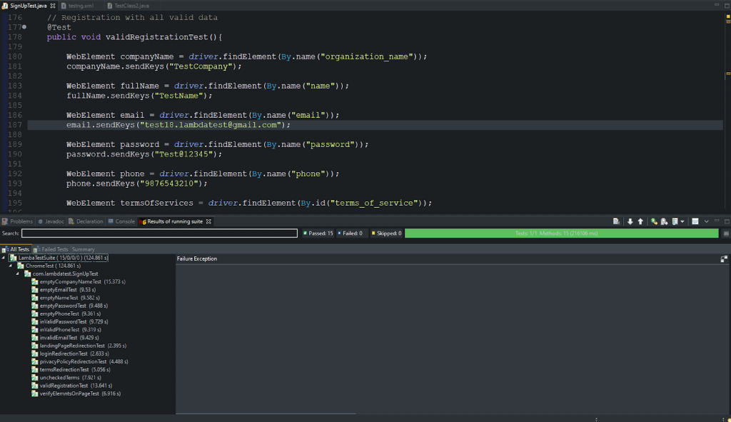 Selenium Java Tutorial: Automation Testing of a User Sign Up Form - DZone