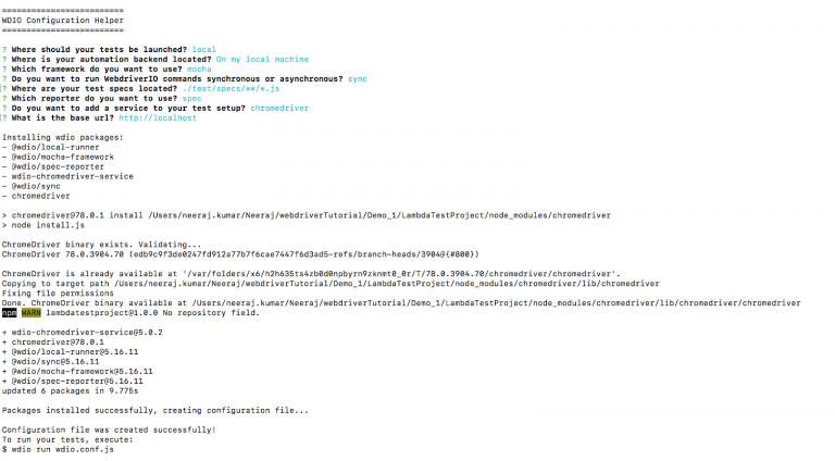 WebdriverIO Tutorial With Examples For Selenium Testing