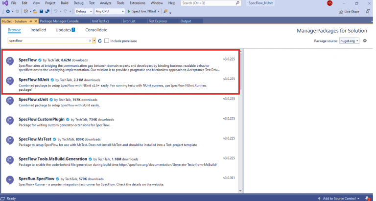 SpecFlow Tutorial For Automation Testing With Selenium C#
