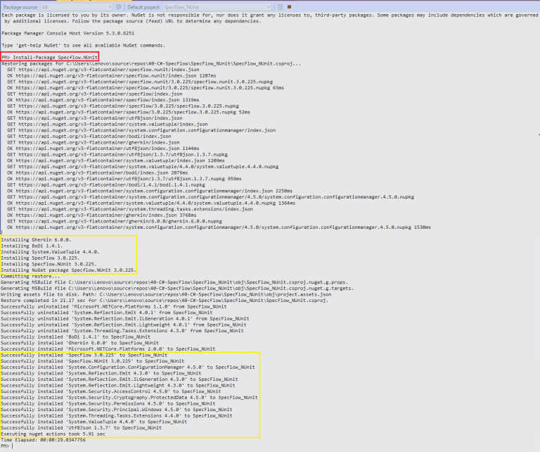 SpecFlow Tutorial For Automation Testing With Selenium C#