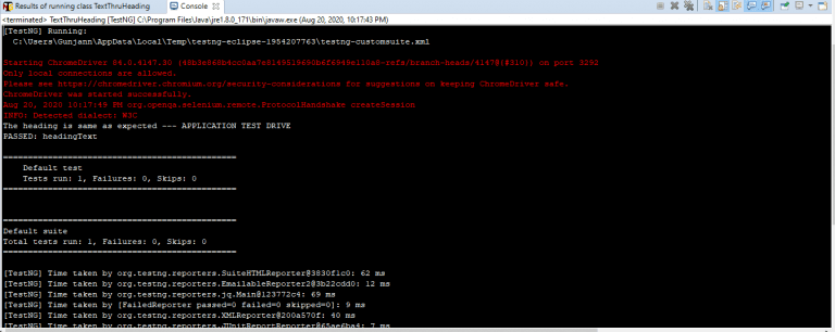 How To Get Text Of An Element In Selenium