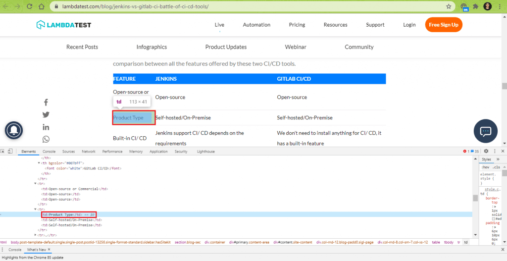 How To Work With Php Table In Selenium Lambdatest 7763
