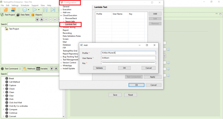 LambdaTest Integrates With TestingWhiz | LambdaTest