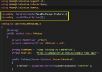 How To Perform Parallel Execution With Specflow, NUnit, and Selenium