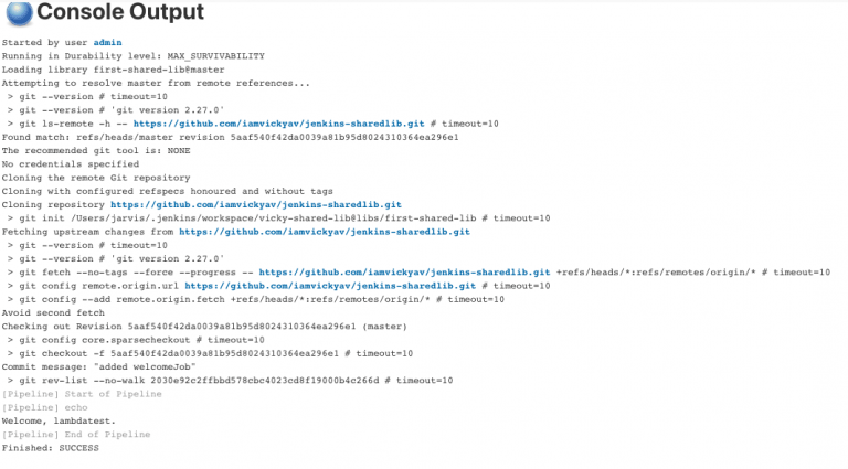 How To Use Shared Libraries In A Jenkins Pipeline Lambdatest