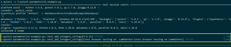 How To Do Parameterization In Pytest With Selenium?