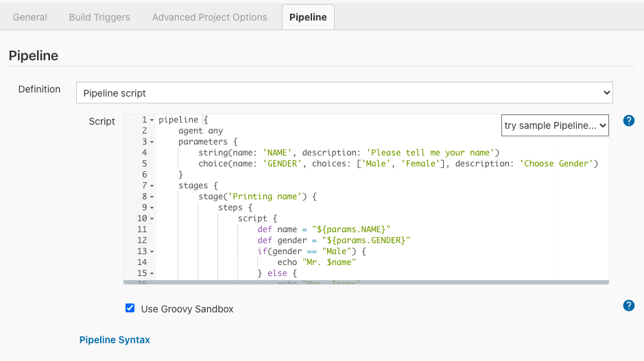 Conditionals In A Declarative Pipeline Jenkinsfile By Michael Kutz Riset