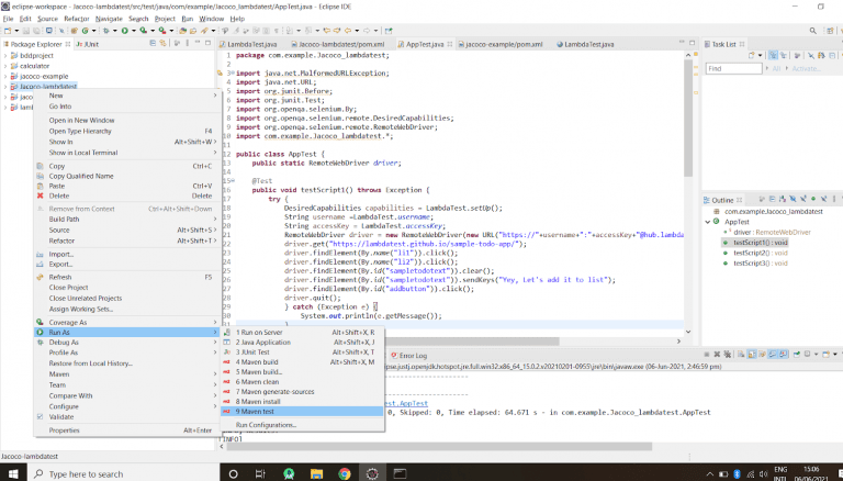 How To Generate Code Coverage Report Using JaCoCo-Maven Plugin | LambdaTest