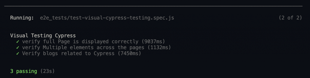 Complete Guide To Cypress Visual Regression Testing Lambdatest 5630