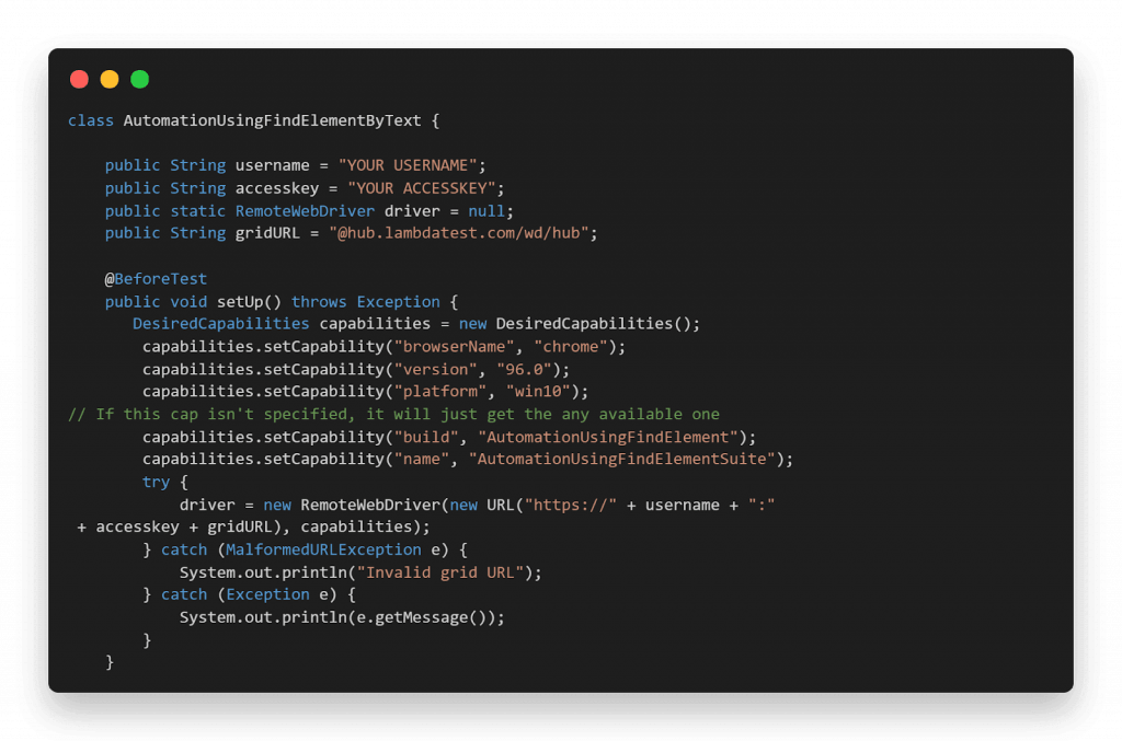 How To Find Element By Text In Selenium WebDriver LambdaTest