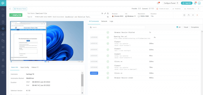 How To Download Files Using JavaScript and Selenium | LambdaTest
