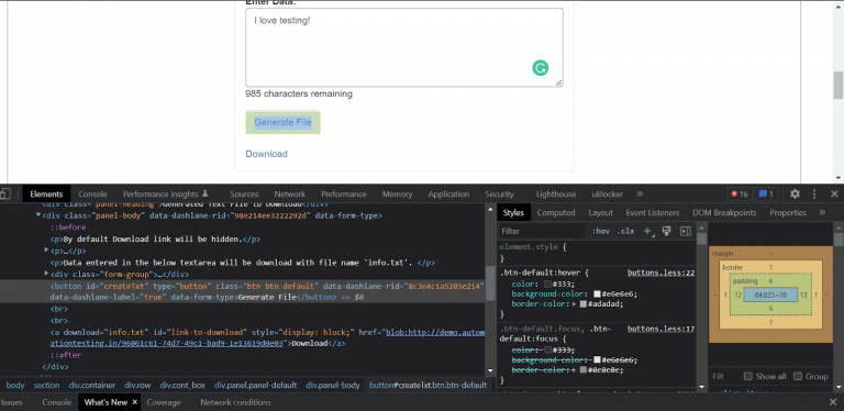 How To Download Files Using JavaScript and Selenium | LambdaTest