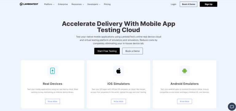 11 Best Mobile Automation Testing Tools [2024] | LambdaTest