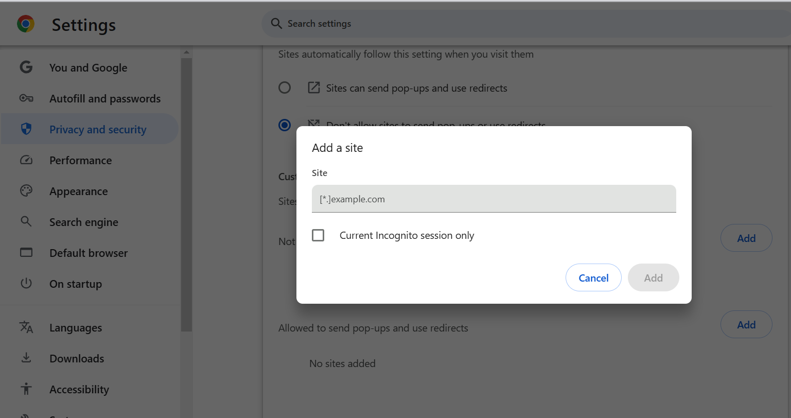 Pop-Ups on Chrome: How to Allow or Disable Them | LambdaTest