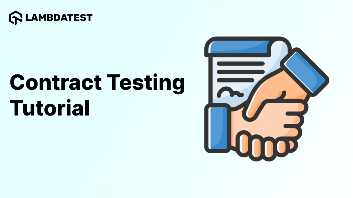 Contract Testing Tutorial Comprehensive Guide With Best Practices 0667