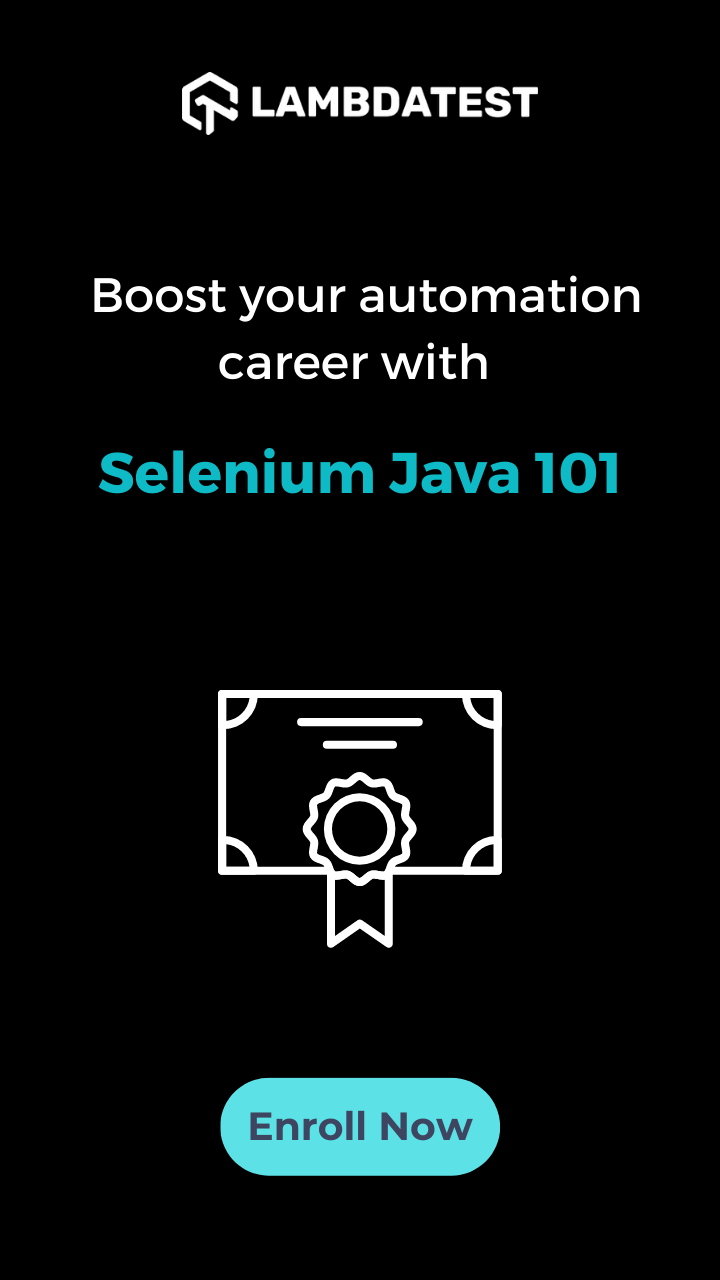 Selenium Java 