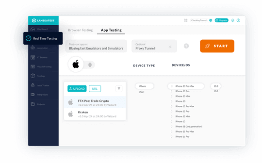 Mobile Emulator for App Testing | LambdaTest
