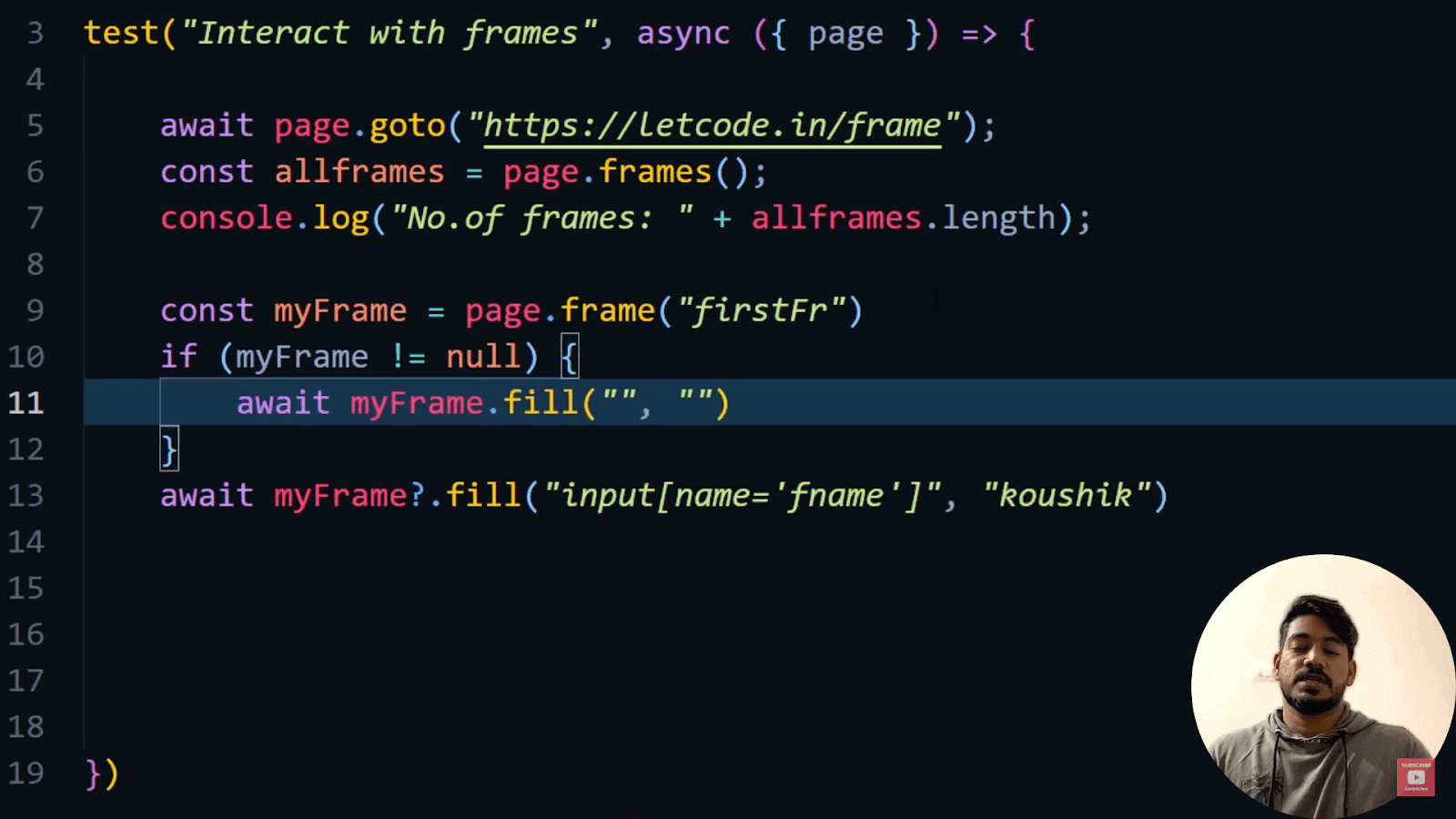 Playwright Tutorial:Handling Frames and Windows