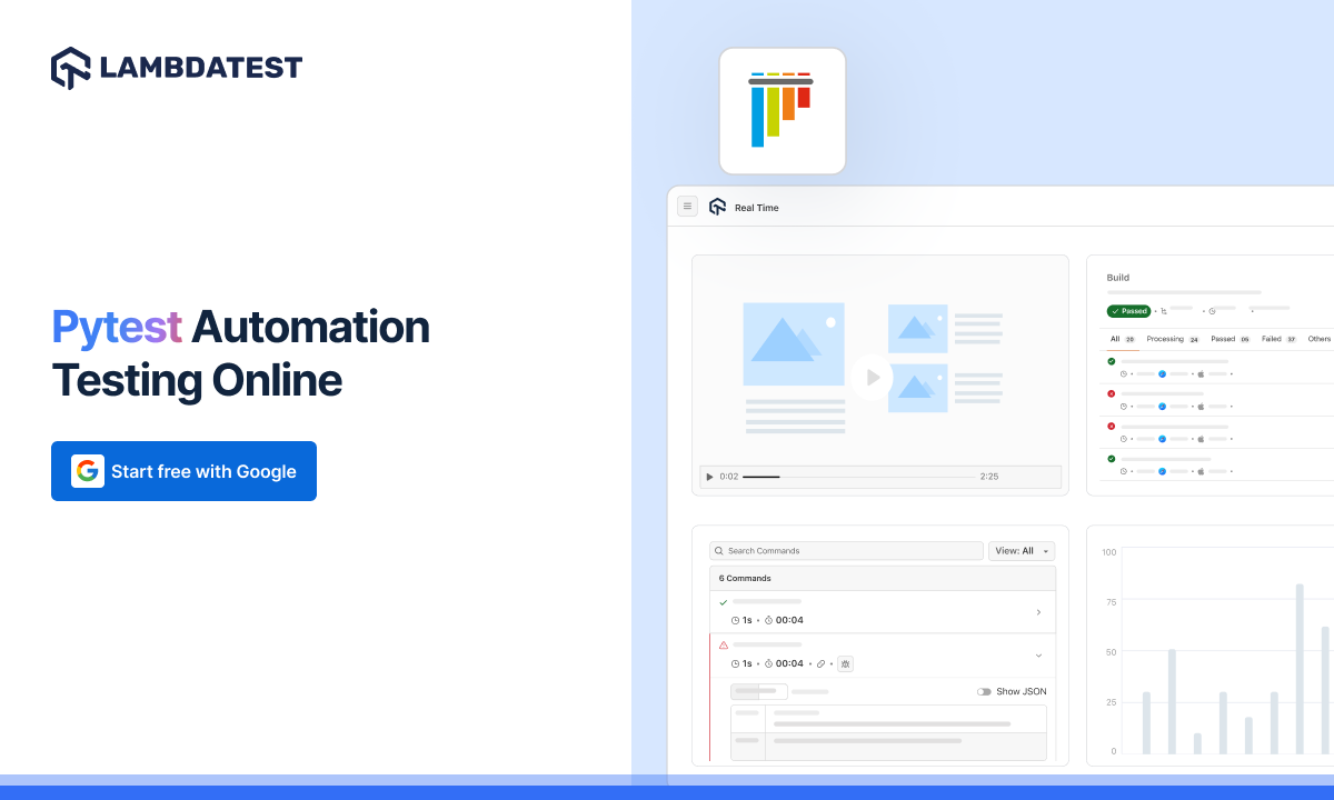 Pytest Testing On An Online Automation Grid | LambdaTest