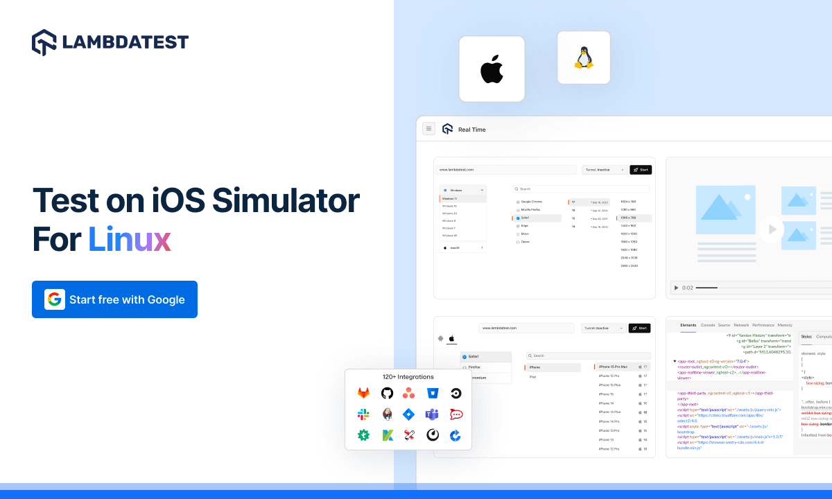 Ios Simulators For Linux Lambdatest