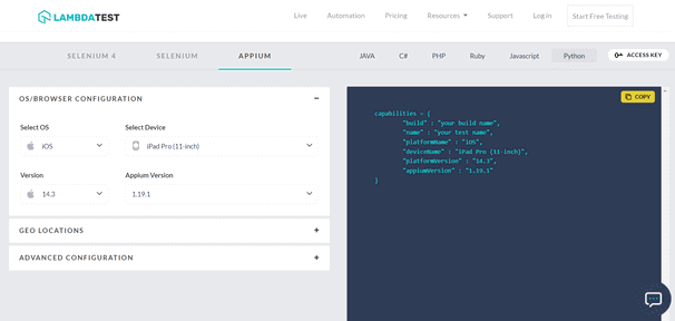 Test Web Apps and Websites on Official Mobile Browsers Emulator Online