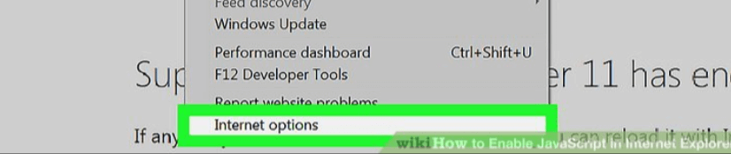 How To Enable Javascript In Internet Explorer