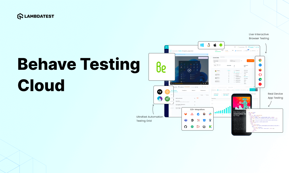 Behave Testing On An Online Automation Grid | LambdaTest