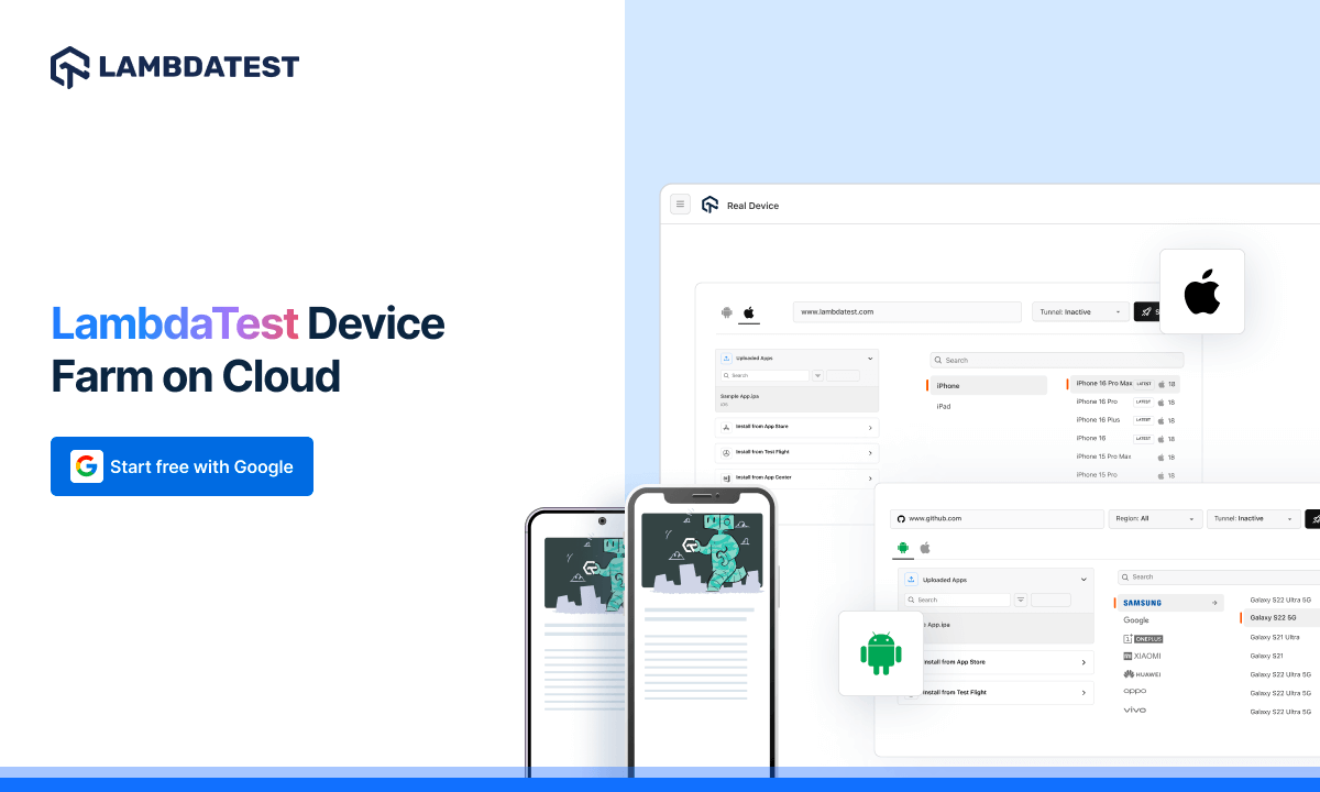 Best Online Device Farm to Test Your iOS and Android apps