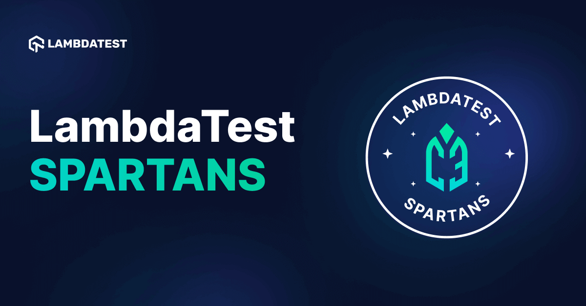 LambdaTest Spartans Program | LambdaTest