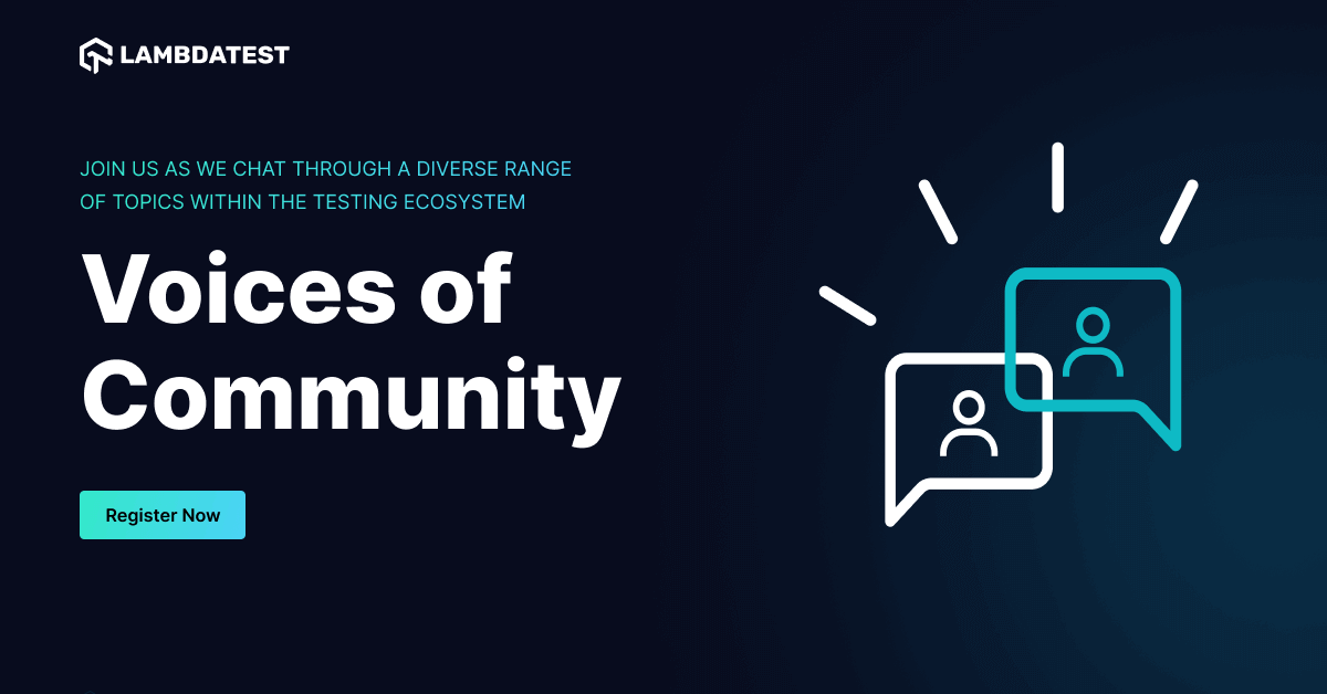 Voices Of Community Lambdatest 9073