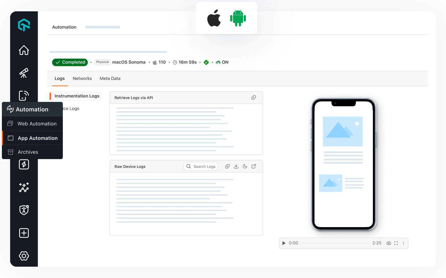 Appium Mobile Testing Platform | Online Appium Testing