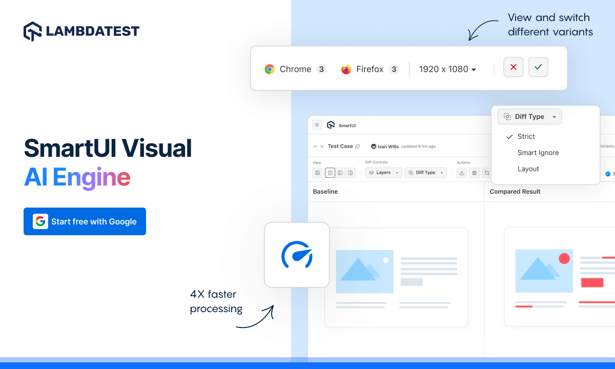 SmartUI: The Ultimate Visual AI Engine for Flawless UI Testing