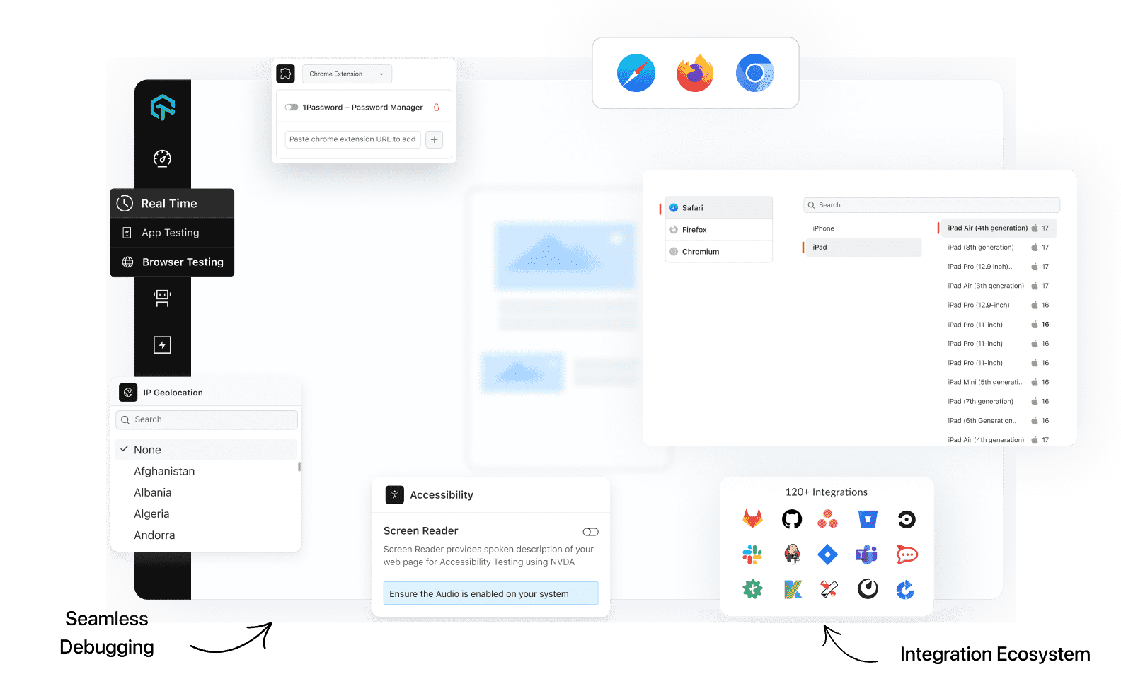 Test web apps and websites on real iPad browsers simulator online