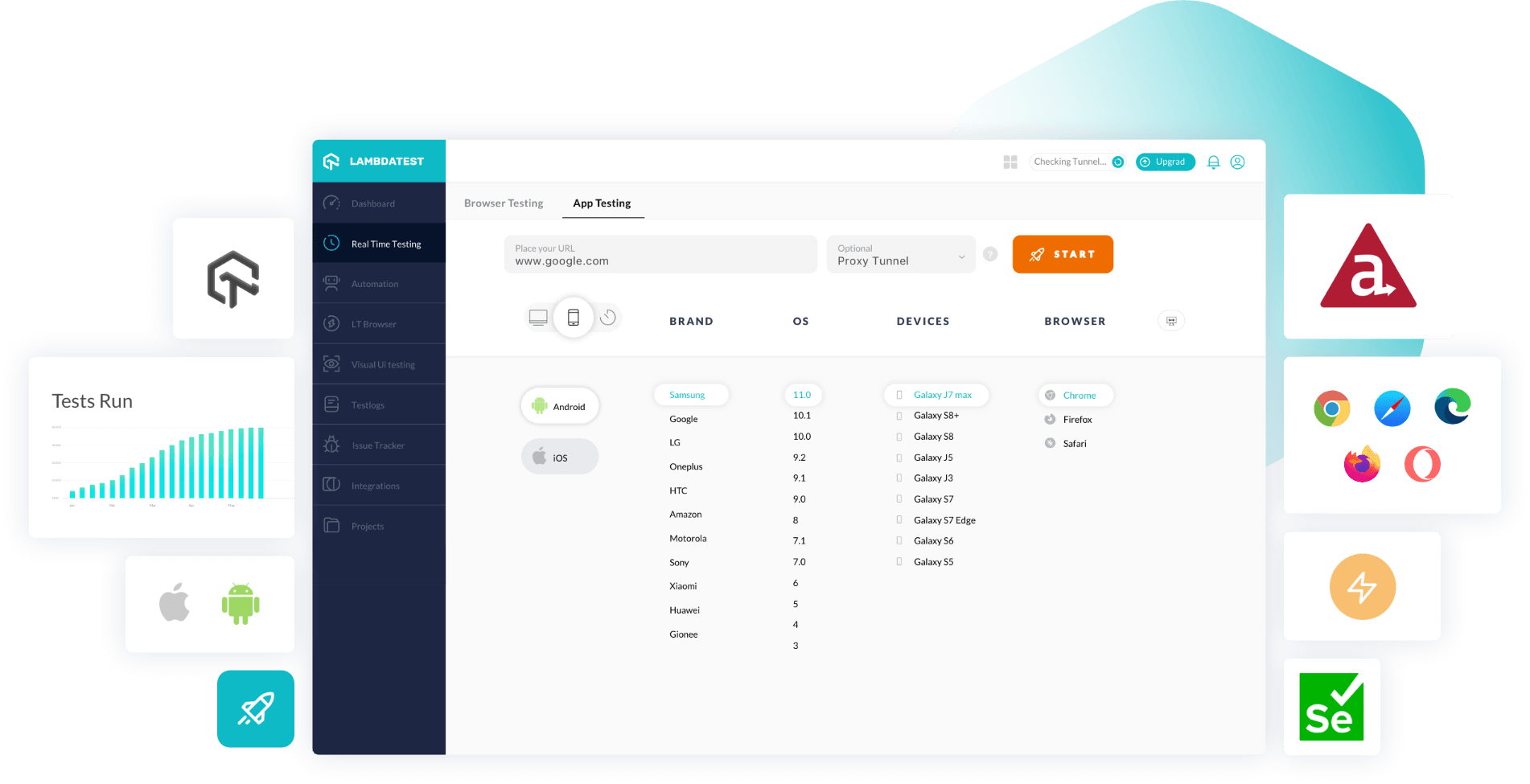 Online Testing Cloud for Appcelerator Titanium Websites | LambdaTest