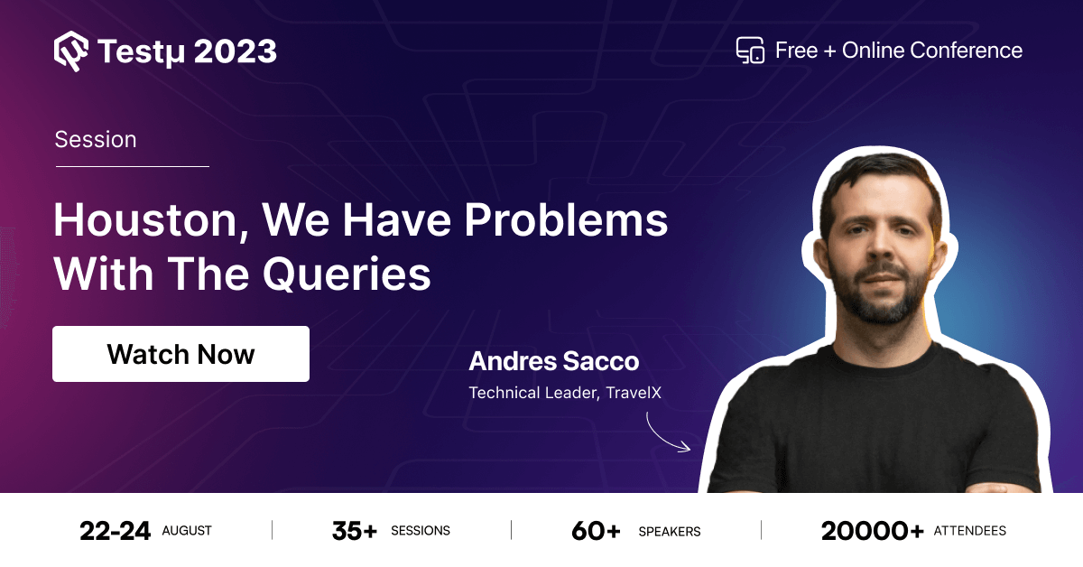 Conference: Listen to Andres Sacco - Join the Free Online Testµ ...