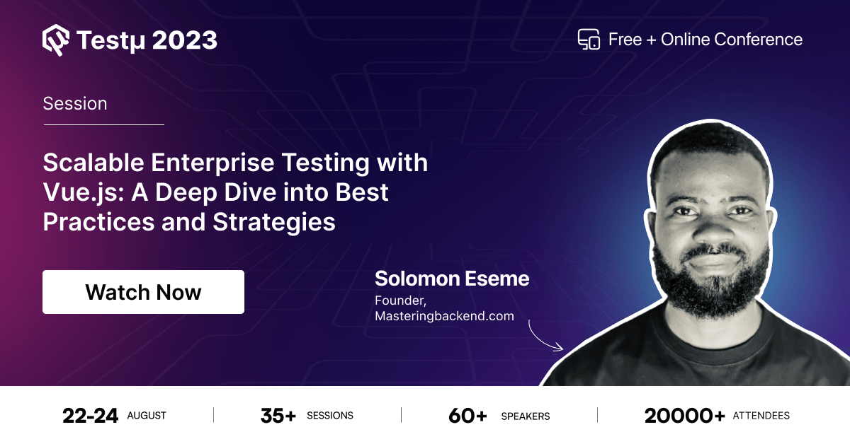 Conference: Listen to Solomon Eseme - Join the Free Online Testµ ...